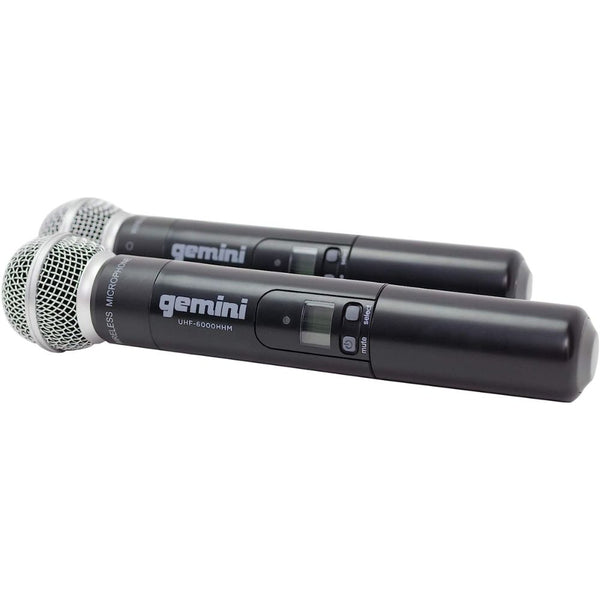 Gemini Sound Pro Dual Wireless Microphone System, Professional Handhel ...