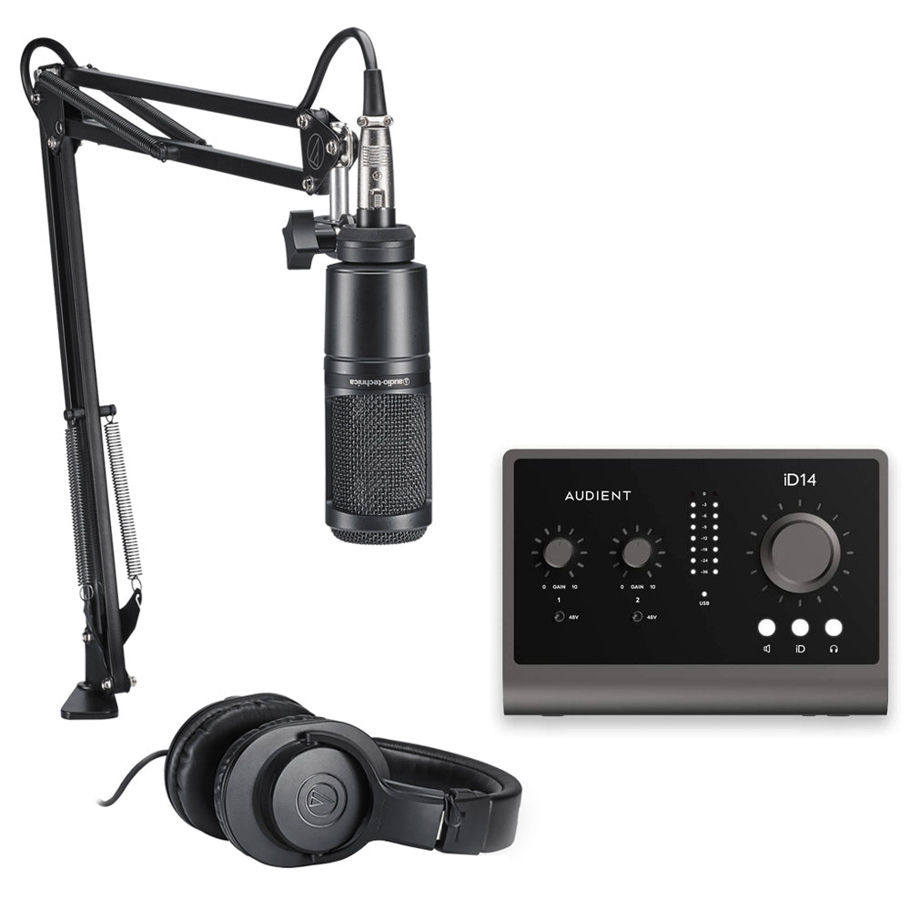 Recording Microphone Audio-Technica AT2020PK Vocal Microphone Pack With ...