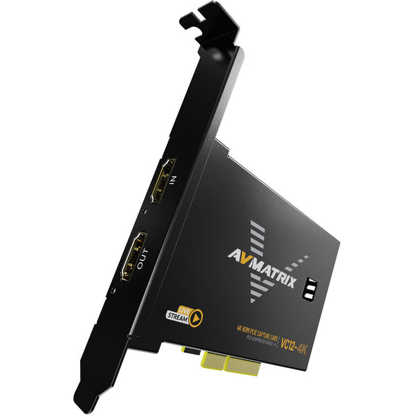 AVMATRIX VC12-4K UHD 4K HDMI PCIe Capture Card – KELLARDS