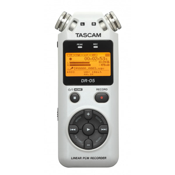 Tascam DR-05 Portable Handheld Digital Audio Recorder (Silver) with AK ...