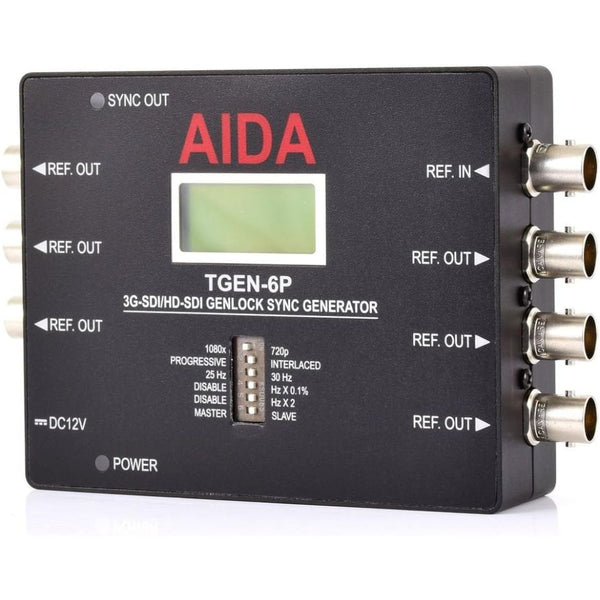 AIDA Imaging TGEN-6P 3G-SDI/HD-SDI GENLOCK Reference SYNC Generator ...